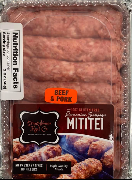 Mititei Pork And Beef Sausages (Transylvania Meat Co.) approx. 1.5 lbs ...