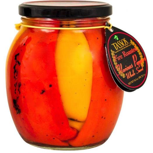 Florinas Roasted Red and Yellow Peppers (Tassos) 36.5 oz – Parthenon Foods