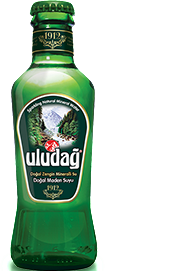 Uludag Sparkling Natural Mineral Water CASE (6 x 200 ml glass) - 6 pac ...