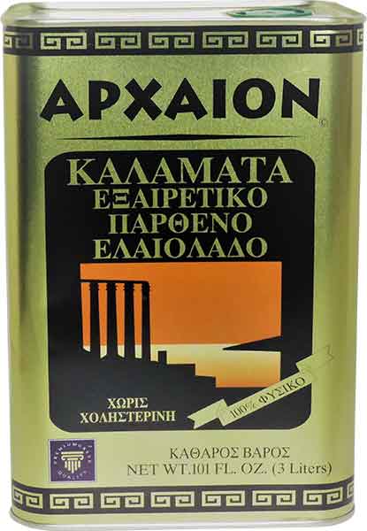 Kalamata Extra Virgin Olive Oil (ARHEON) 3 L – Parthenon Foods