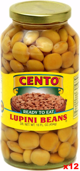 Cento Lupini Beans, CASE (12 x 16 oz) – Parthenon Foods