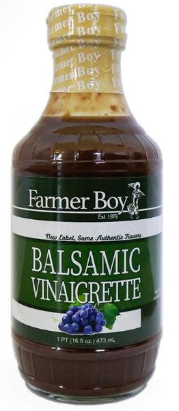 Farmer Boy Balsamic Vinaigrette, 16 oz – Parthenon Foods