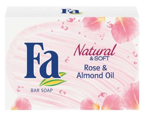 Fa Bar Soap, Natural & Soft Rose & Almond Oil, 100g – Parthenon Foods