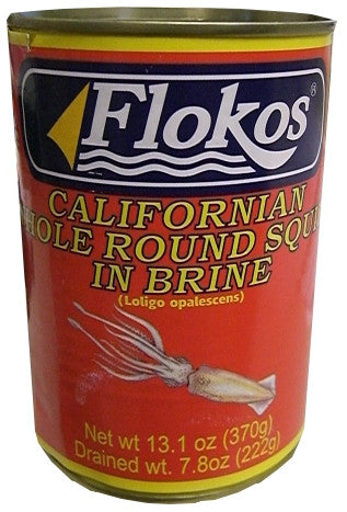 Squid in Brine (Flokos) 13.1 oz (370g) – Parthenon Foods