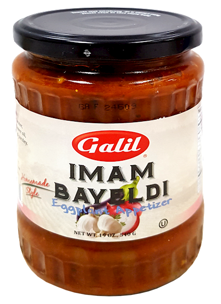 Imam Bayeldi, Eggplant Appetizer (Galil) 19 oz – Parthenon Foods