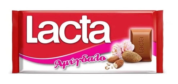 Lacta Milk Chocolate with Almonds, 85g – Parthenon Foods