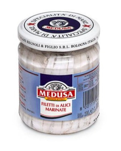 Medusa White Anchovy Fillets, 200g – Parthenon Foods