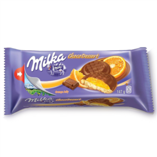 Milka Choco Dessert, Orange Jelly, 147g – Parthenon Foods