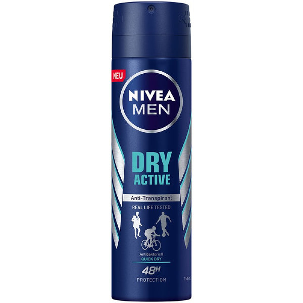 Nivea Spray Deodorant, DRY For Men, 150ml – Parthenon Foods
