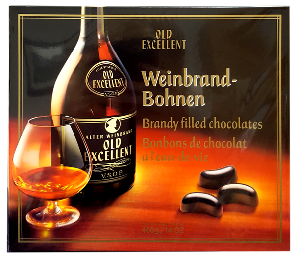 Brandy Beans Filled Chocolates (Old Excellent) 14 oz – Parthenon Foods