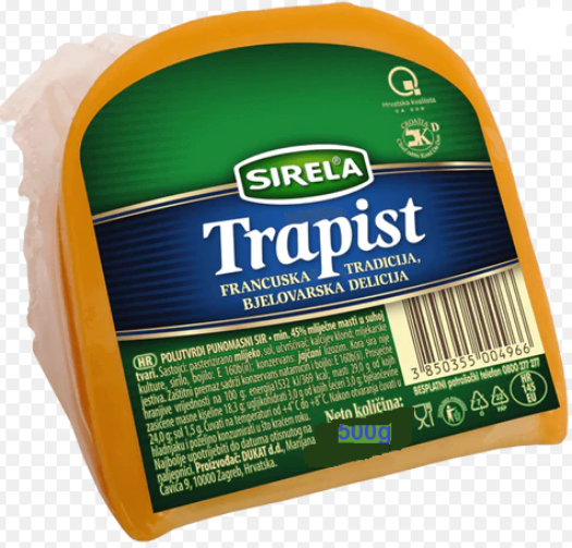 President TRAPIST Cheese, approx. 1.1lb (500g) – Parthenon Foods