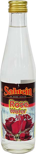 Rose Water (Sahtein) 8.45 fl oz (250 ml) – Parthenon Foods