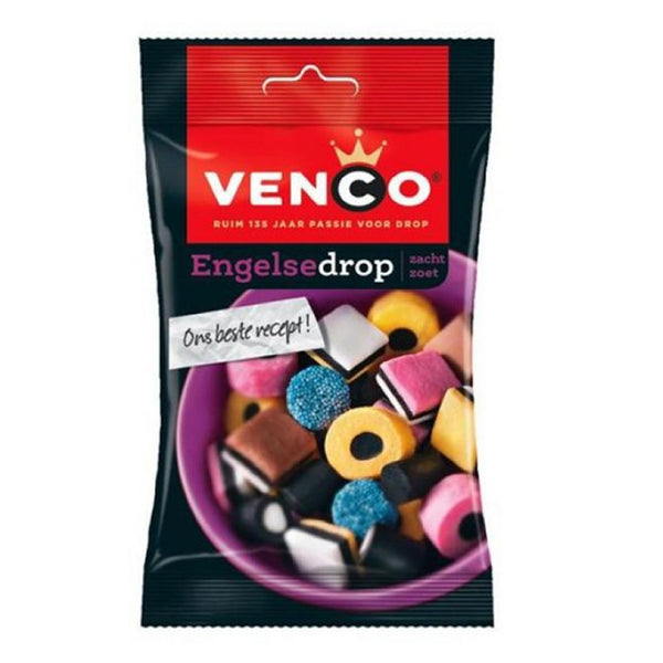 Venco Engelse Drop, Assorted English Licorice, 3.53 oz (100g ...